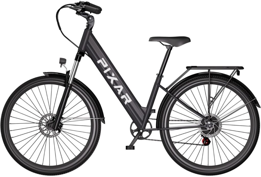 PIXAR Cruiser Elektrische Fiets - 250W Motor - 36V12.8Ah Batterij - 27. ...